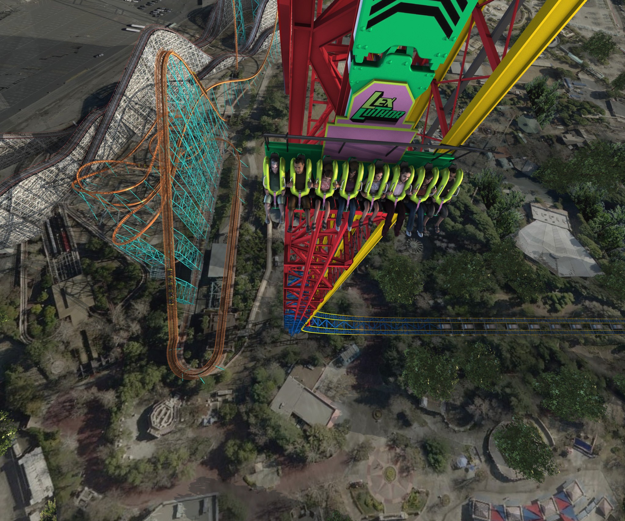 Magic Mountain Announces World’s Tallest Vertical Drop Ride in Lex ...