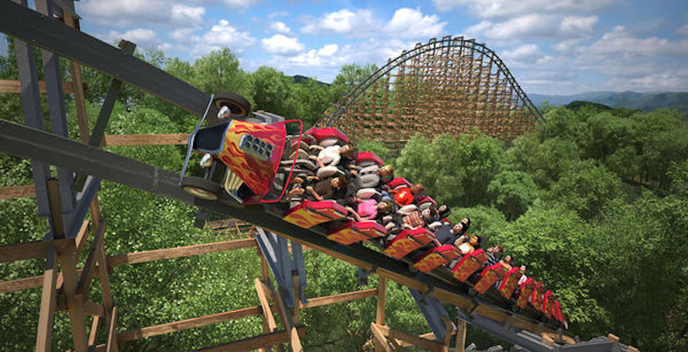 Dollywood Announces Lightning Rod, World’s First Launched Wooden Roller ...