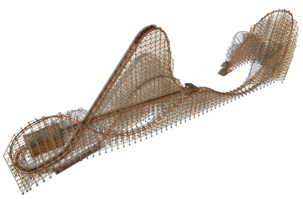 Goliath – Six Flags Great America – 2014 Roller Coaster Layout ...