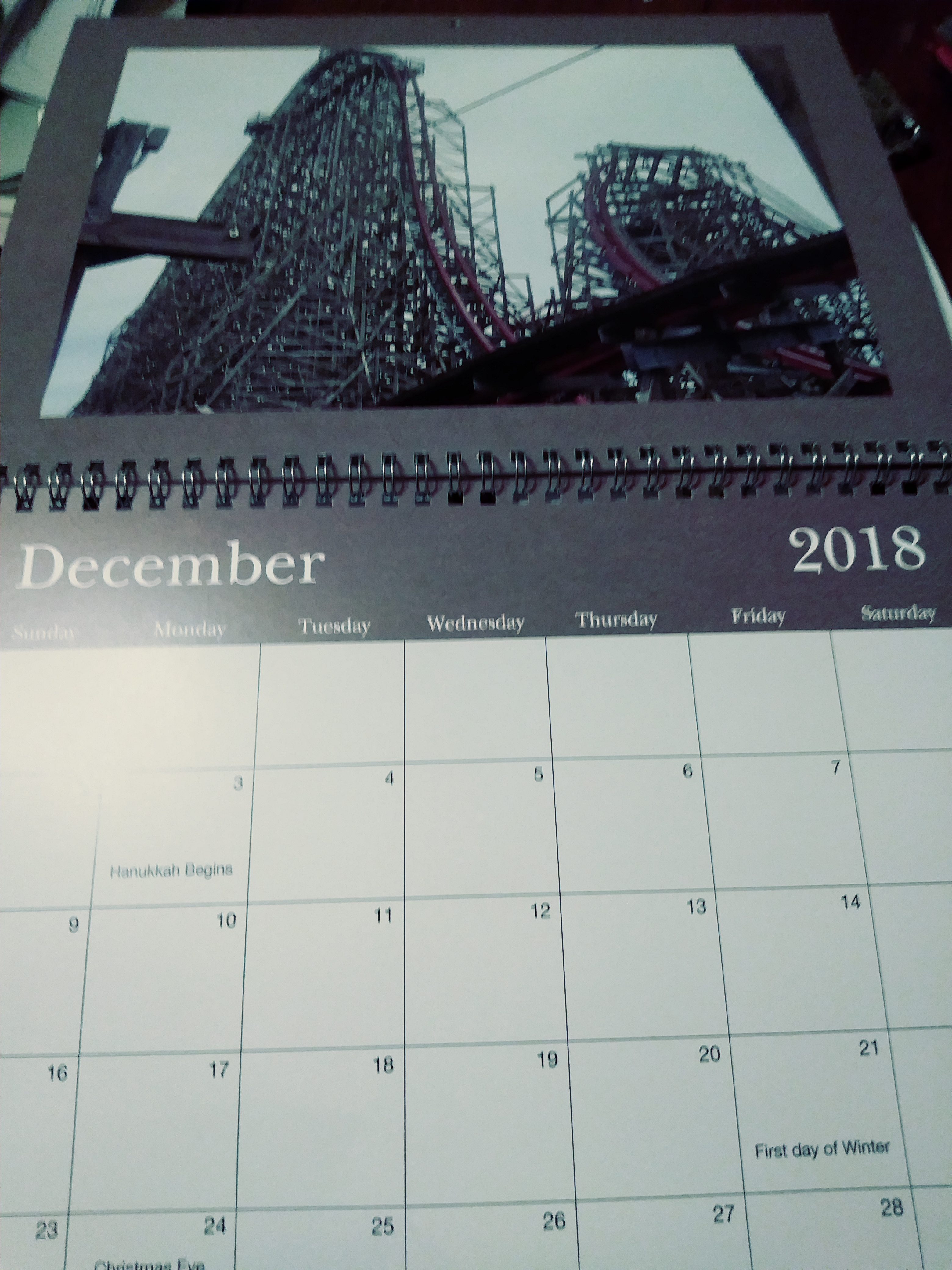 Custom Coaster Calendars – Coaster Critic