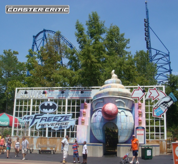 Mr. Freeze at Six Flags Over Texas & St. Louis | Coaster Review ...